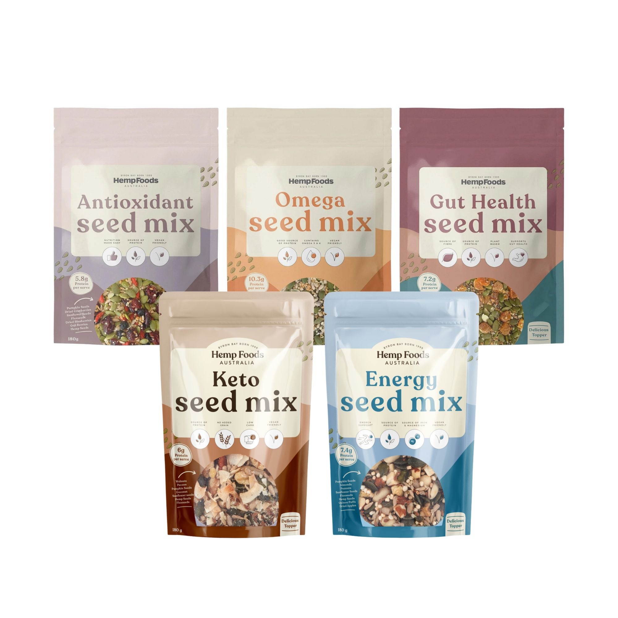 Seed Mix Bundle - 4 x Pouch – Hemp Foods Australia
